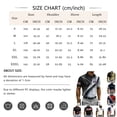 Men's US 250th Anniversary 3D Print Polo Shirt with Dynamic Graphic ...