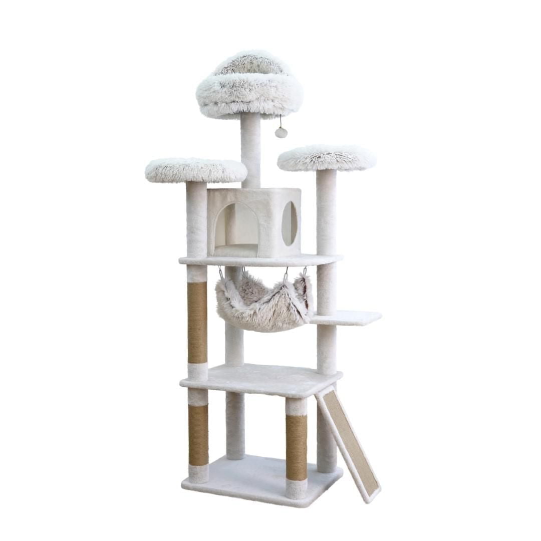 Click here for Vibrant Life 72.8 Extra-Large Off-White Cat Tree W... prices