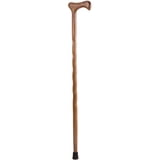 Brazos 37" Twisted Walnut Walking Cane HSA/FSA Eligible - Walmart.com