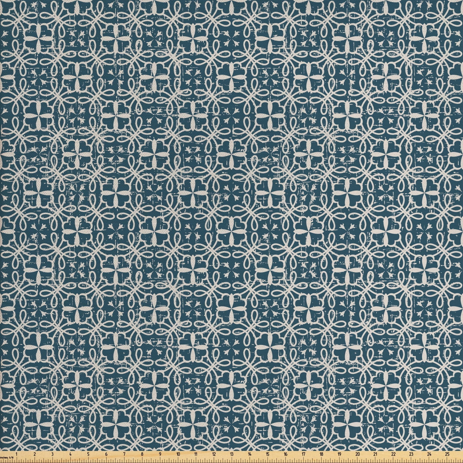 Vintage Upholstery Fabric by the Yard, Antique Motifs with Petal ...