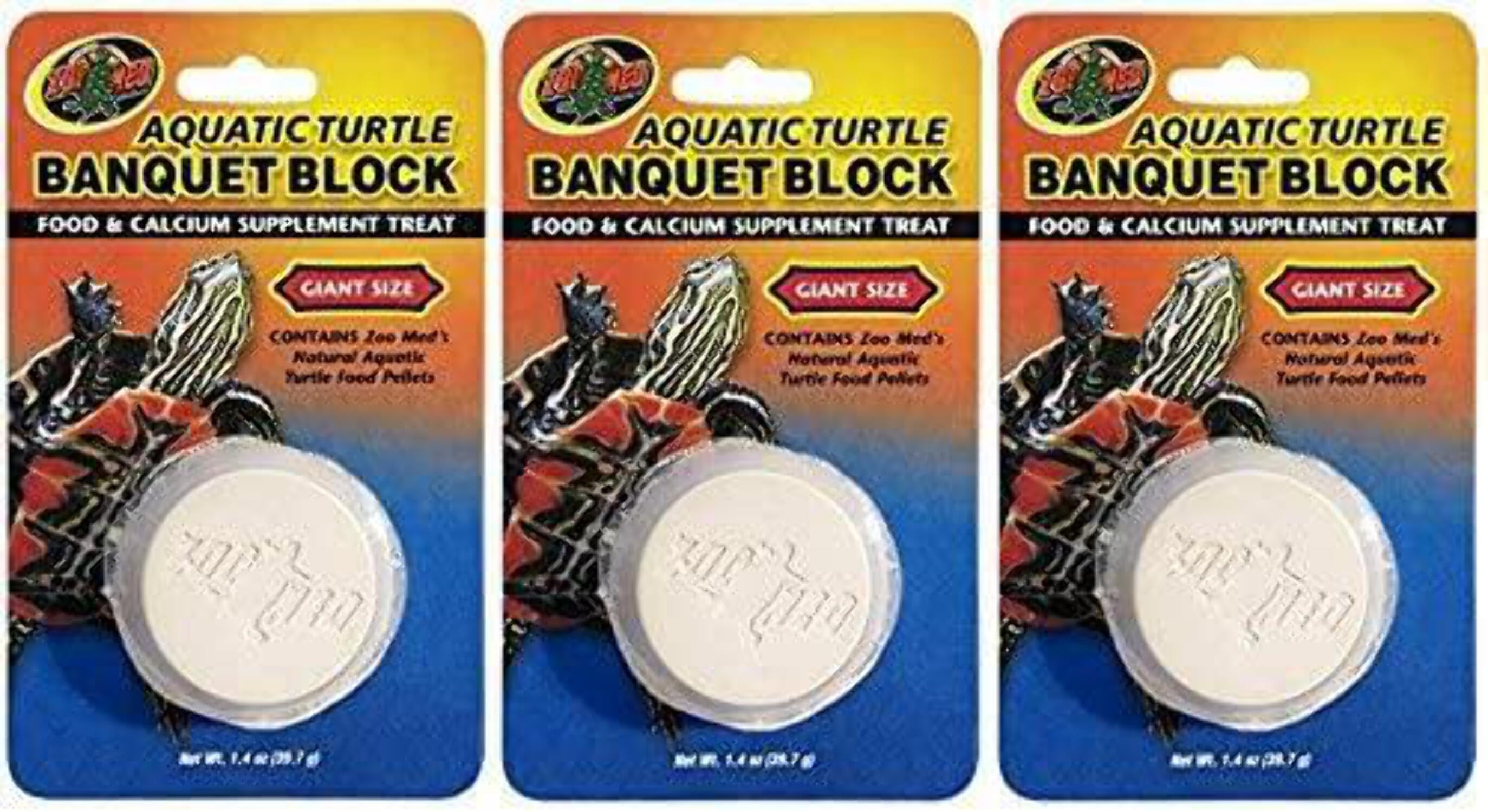 Zoo Med Aquatic Turtle Banquet Block Giant - Walmart.com