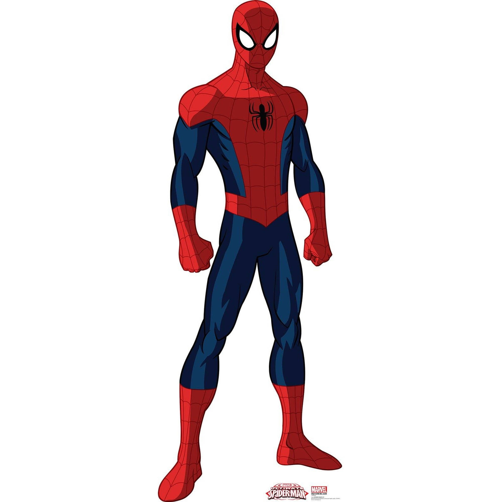 Spiderman Standing Up Straight