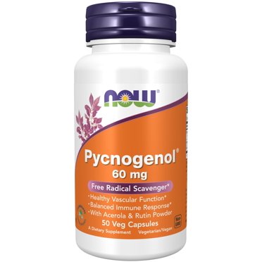 Free Shipping! NOW Supplements, Pycnogenol 30 mg (a Unique Combination ...