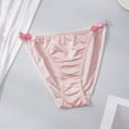 ATOYSOY Satin Bikini Briefs With Floral Accents Soft Refined Fabric ...