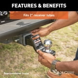 Curt Manufacturing Cur45060 4" Drop x 10.25" 7.5K Ball Mount - Walmart.com