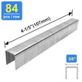 20 Guage 304 Stainless Steel T/50 Staples, 3/8" Crown 1/4" to 9/16" Leg ...