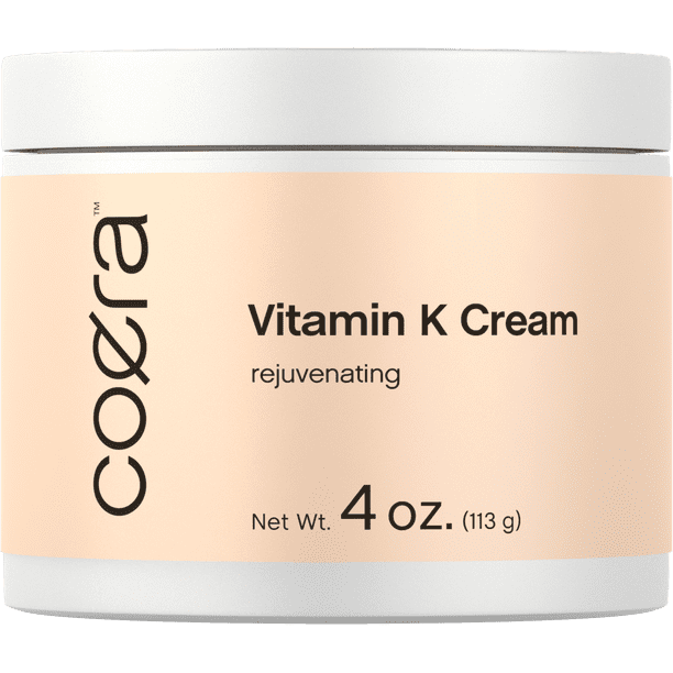 Vitamin K Cream 4 oz | Paraben and SLS Free | by Coera - Walmart.com