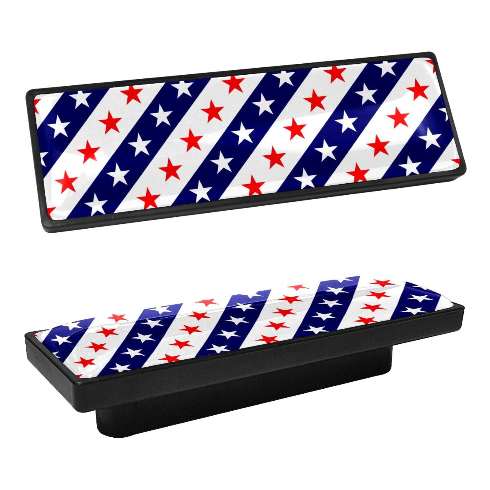 4 Pcs Rectangle Cabinet Handle Cupboard Knob Drawer Pulls Handle Stars ...