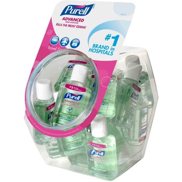 PURELL Advanced Hand Sanitizer Refreshing Gel Display Bowl, 36-1 oz ...