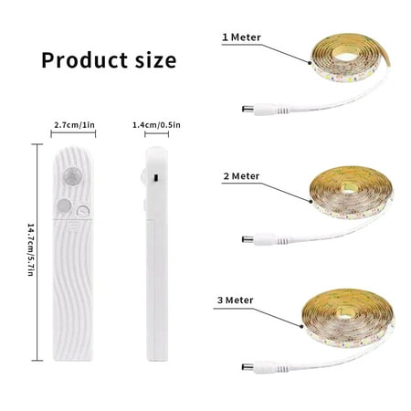 LED Light String Induction LED Light strip; IP30 Strip Battery Powered ...