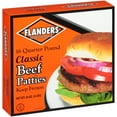 Flanders Beef Patties, 16 Quarter Pound Frozen Beef Burgers, Grill or ...