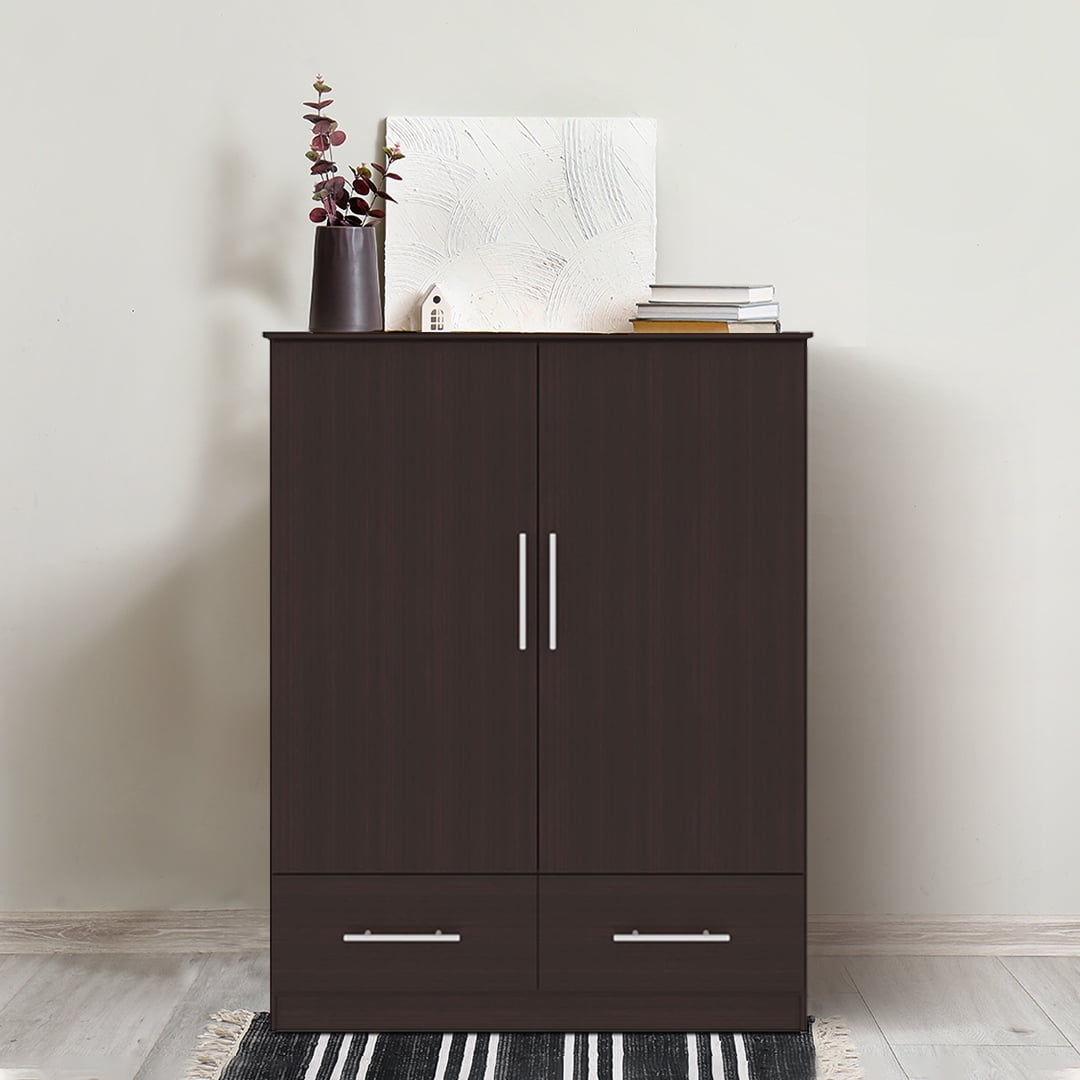 Mobi Cómoda de Madera Modelo Tristán Color Chocolate Largo 99 cm 2 ...