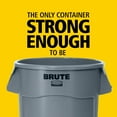 44 Gallon Heavy-Duty Round Trash/Garbage Container, for Landscapers ...
