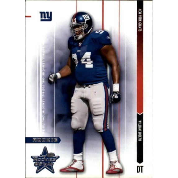 2003 Leaf Rookies and Stars #172 William Joseph RC NFL Football Trading ...