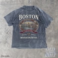 Boston Massachusetts Vintage Graphic Tshirt, Retro Comfort Colors® New ...