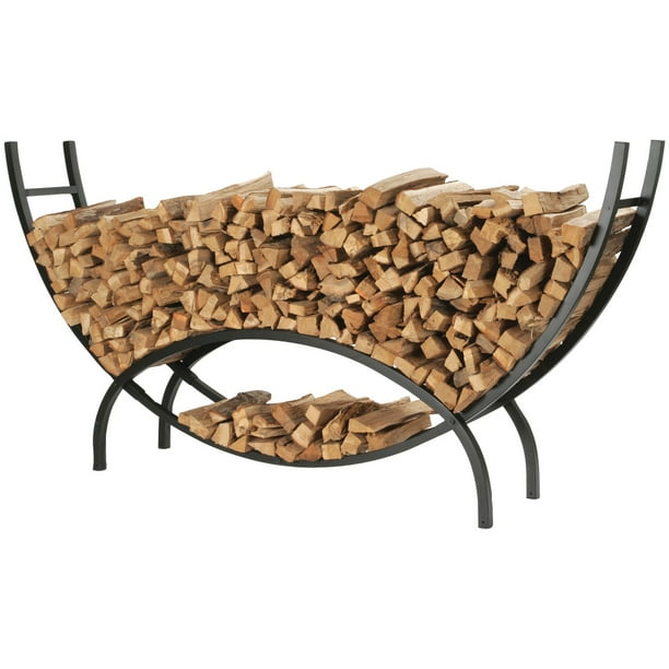 Shelter Extra Large Crescent Log Rack - Walmart.com