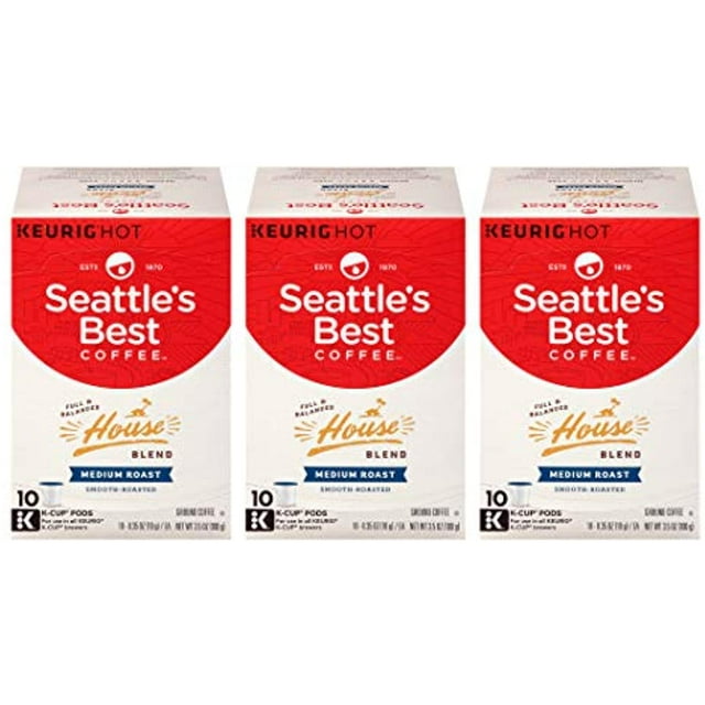 Seattles Best, Single Serve K-Cup Coffee, 3.5Oz Box (Pack Of 3) (Choose ...