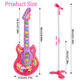 UUGEE Kids Guitar Set with Microphone, Electric Pretend Play Music Toy ...