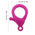 100Pcs Colored Lobster Clasps 35mm Lobster Claws Clasps For Keychain ...