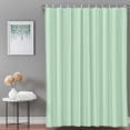 Bathroom Shower Curtain Farmhouse Sage Green Stripe Waterproof Shower ...