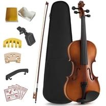 S-HOME Professional 4/4 Full Size Brown Violin Set - Lightweight Design ...