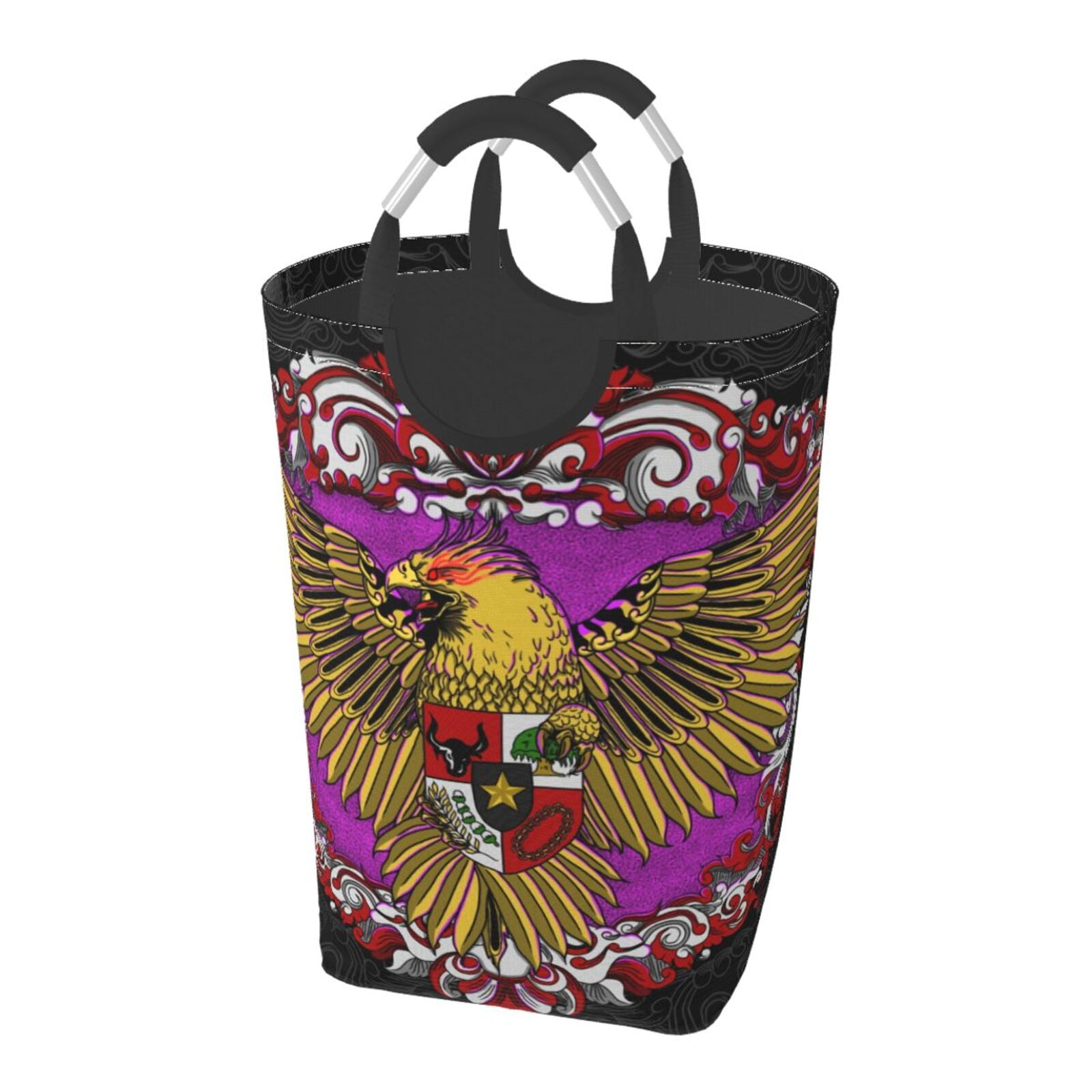 Garuda Fantasy Bird Rectangular Laundry Basket Organizer , Collapsible ...