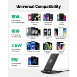 INIU Wireless Charger, 15W Fast Charging Station with Temp¬∞Guard ...