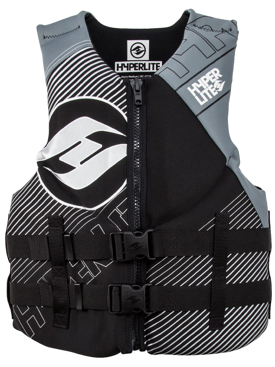 Hyperlite Men's Indy Neo Life Vest Grey - XXL - Walmart.com