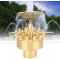 RVKXHD Copper Fountain Nozzle, 1 Inch Female Thread Sprinkler Spray ...