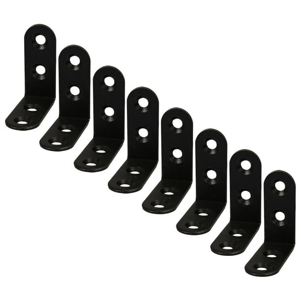 40 X 40mm Angle Bracket Metal Black L Shaped Angle Brackets Corner