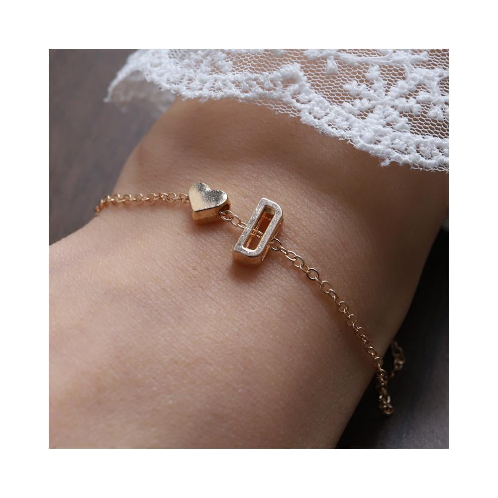 CAIROYAR Pulsera 26 Pulseras con Letras Iniciales en Inglés para ...