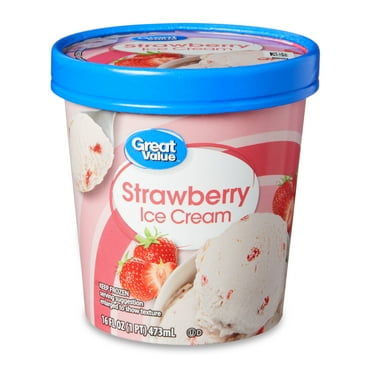 Great Value Strawberry Ice Cream, 48 Fl. Oz - Walmart.com