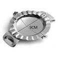 SEWACC Dough Press Silver Rectangle With Crimped Edge For Restaurant ...