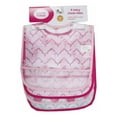 Luvable Friends Baby Girl Waterproof PEVA Bibs 4pk, Flamingo, One Size ...
