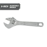 Hyper Tough 6-inch Adjustable Wrench Steel Construction - Walmart.com