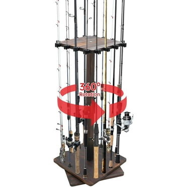 Piranha FD011 Overhead and Wall Mount Fishing Rod Rack, Holds 11 Rods ...