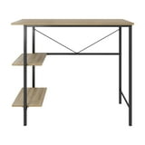 Mainstays Pierce 30 inch Tall Storage Desk, Oak - Walmart.com