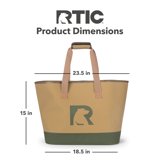 RTIC Ultra-Tough Tote Bag, 40 Ltr Fully Waterproof Bag, Trailblazer ...