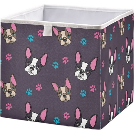 French Bulldog Heads Puppies Dogs Colorful Square Collapsible Open ...