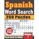 Spanish Word Search Book for Adults : 250 fun and challenging Spanish ...