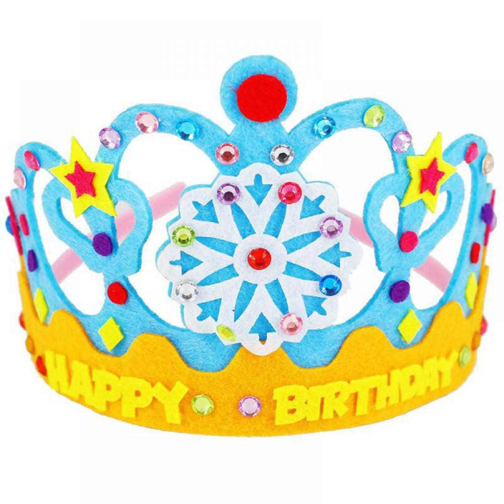Birthday Hat Crown For Kids Party Felt Birthday Crown For Boys And birthday-hat-crown-for-kids-party-felt-birthday-crown-for-boys-and
