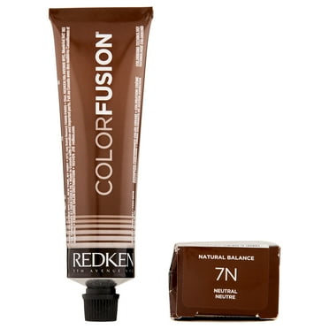 Redken Color Fusion Natural Balance Hair Color Creme #6Ab Ash/Blue, 2.1 ...
