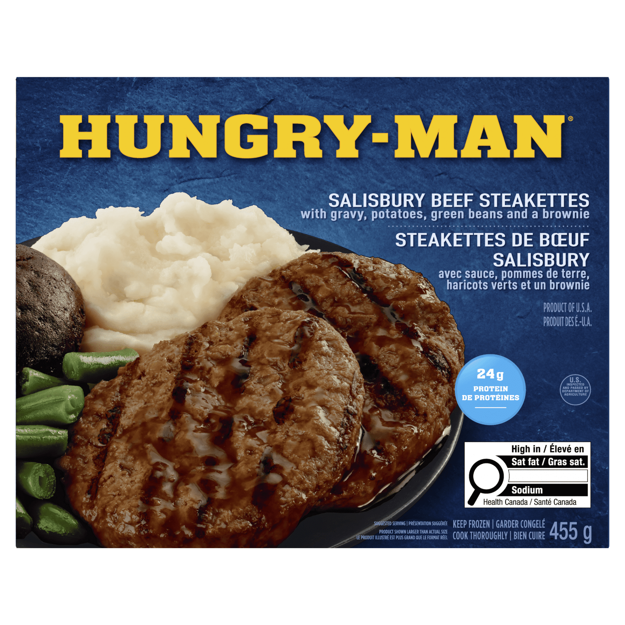 Click here for Hungry-Man Salisbury Steak 455 G prices