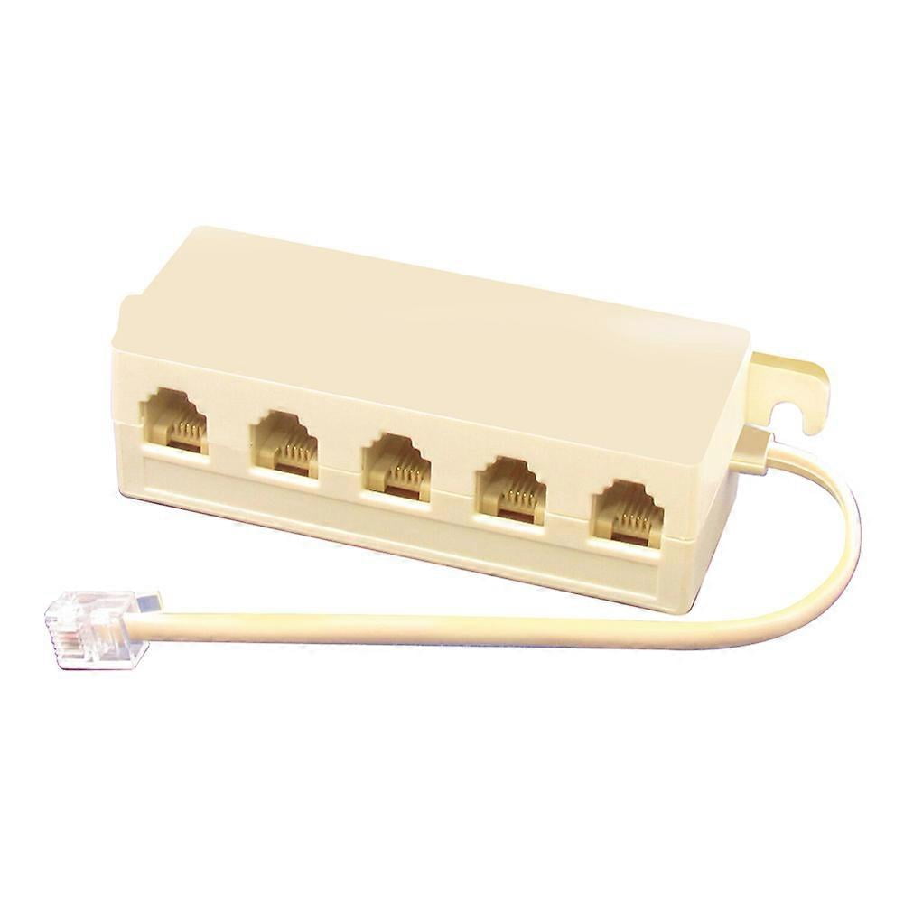 Conector adaptador divisor de línea de conector telefónico modular RJ11 ...