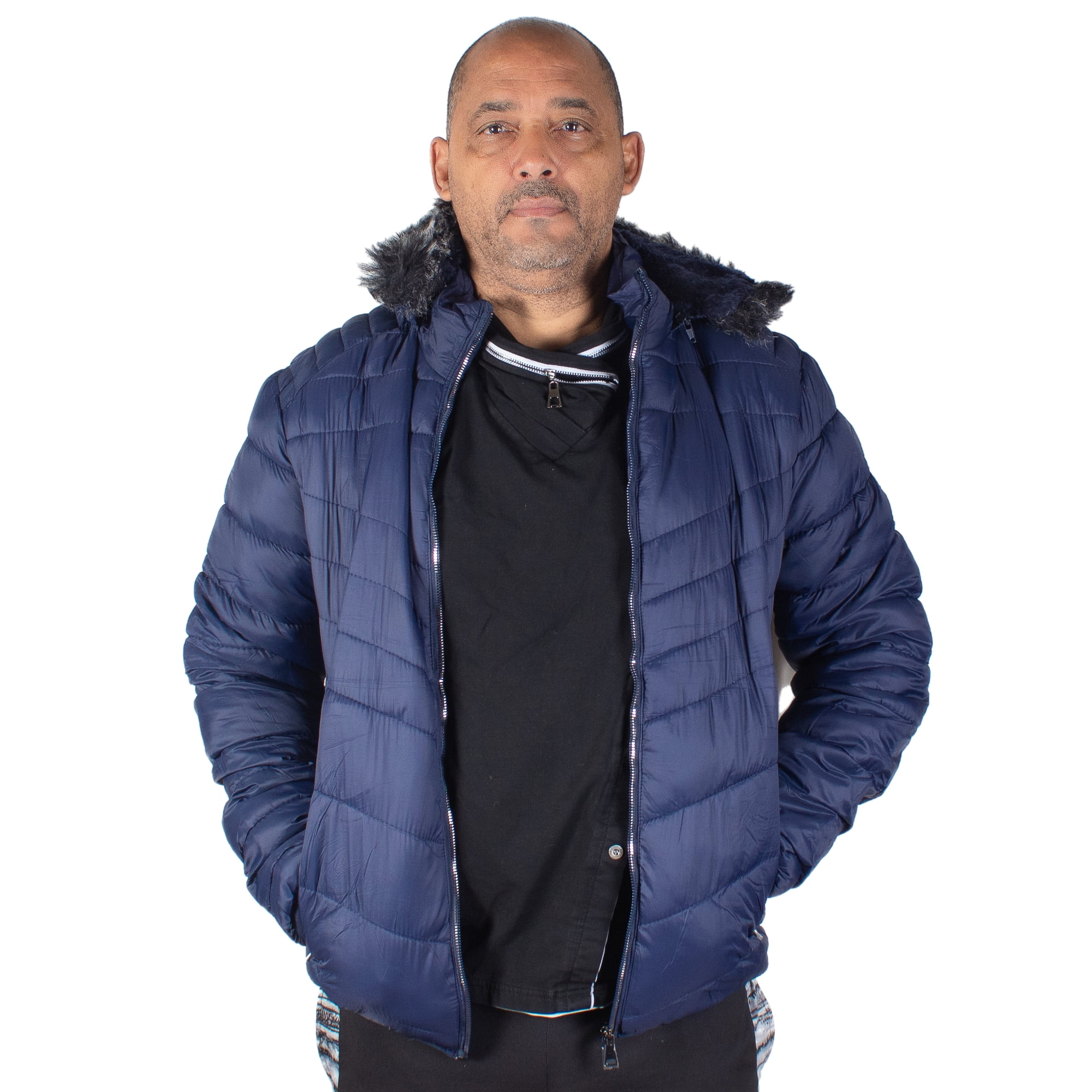 Chamarra Hombre Invierno. Ligera Y Abrigada. Con Capucha | Walmart en línea