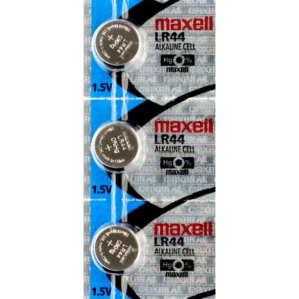 3 x Maxell LR44 Watch Batteries, LR44 Battery - Walmart.ca