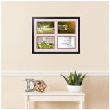 ArtToFrames Collage Photo Picture Frame with 4 - 6x9" Openings, Framed ...