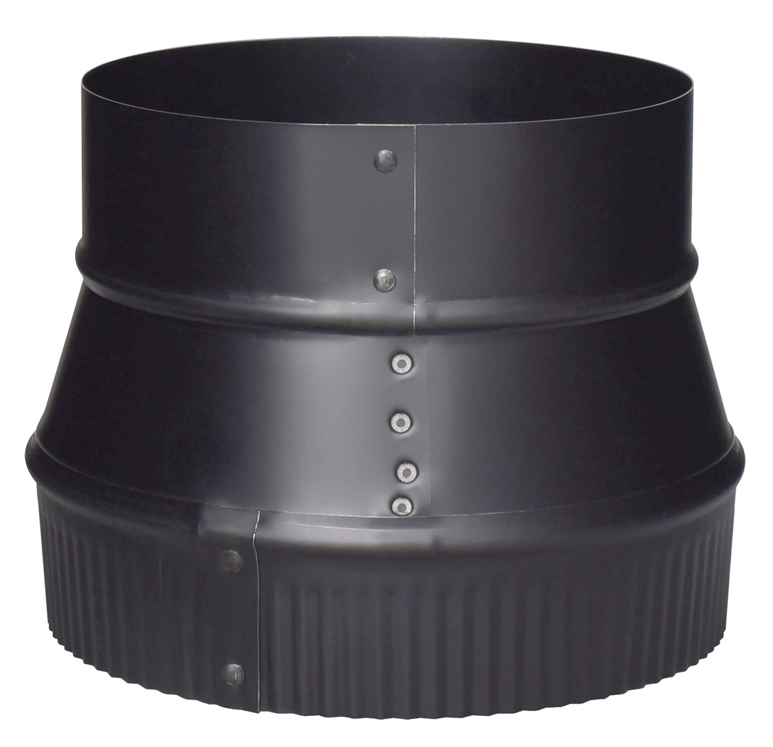 Imperial Manufacturing Group BM0061 6" X 7" Black Matte Increaser ...