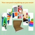 CH-BOX 50 Pack 13x11x2'' Small Shipping Boxes, White Corrugated ...