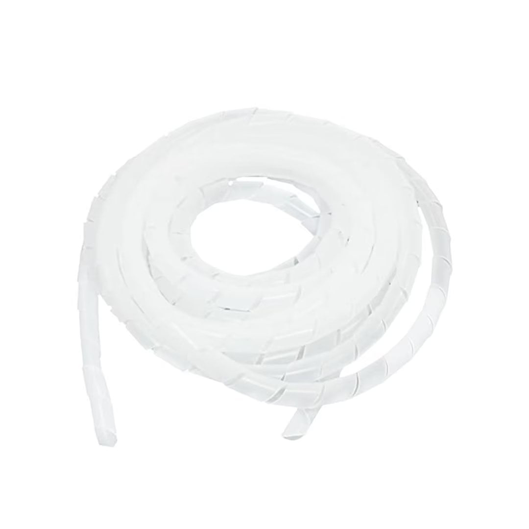 YIOVVOM Ft PE Black Polyethylene Spiral Wire Wrap Tube PC Manage Cable ...